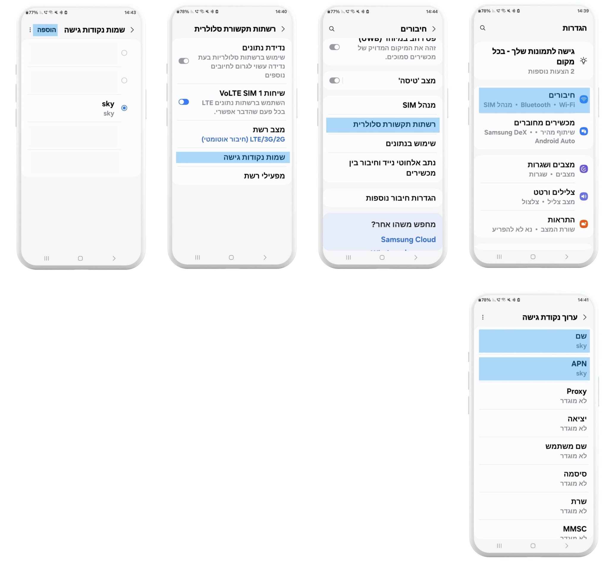 שאלות ותשובות - SkyCall - סקאי קול